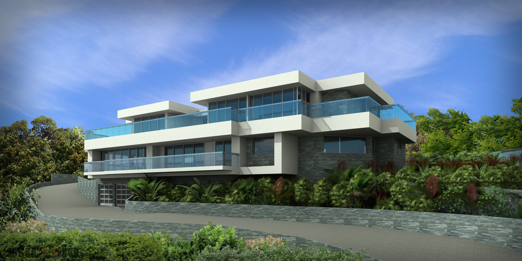 MALIBU | stu3Dio renderings