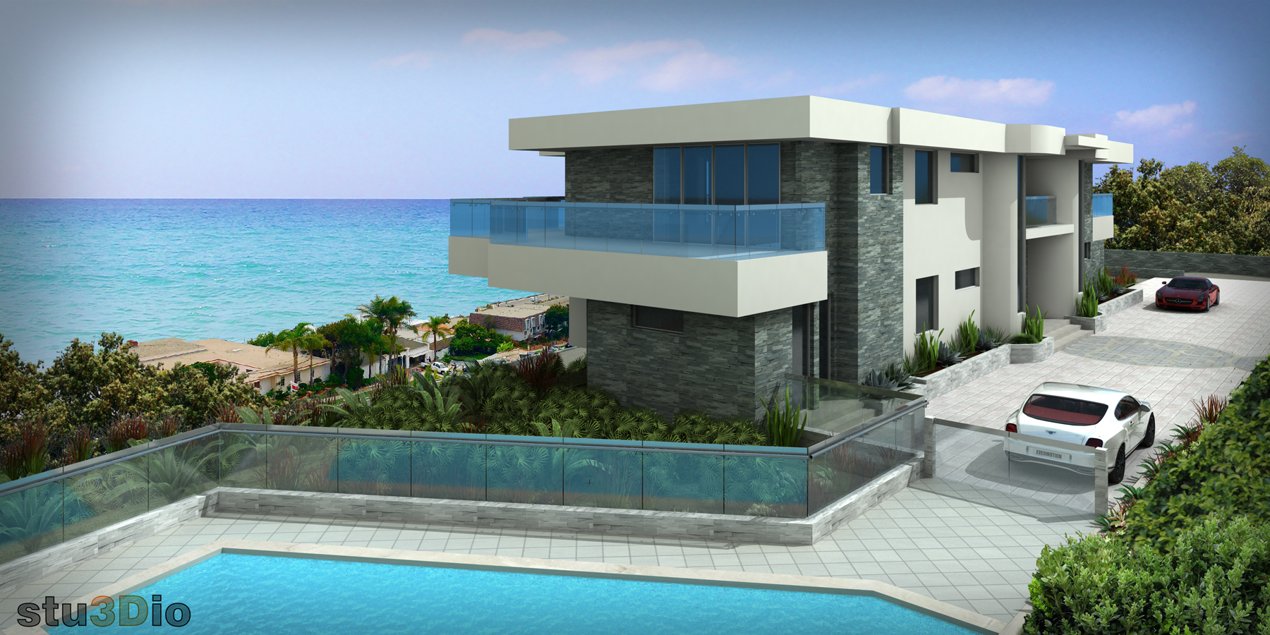 MALIBU | stu3Dio renderings